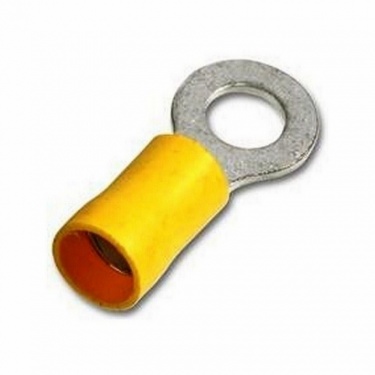 Yellow Ring Terminal 10mm Pack Of 100 Yellow Ring Terminal Connectors
